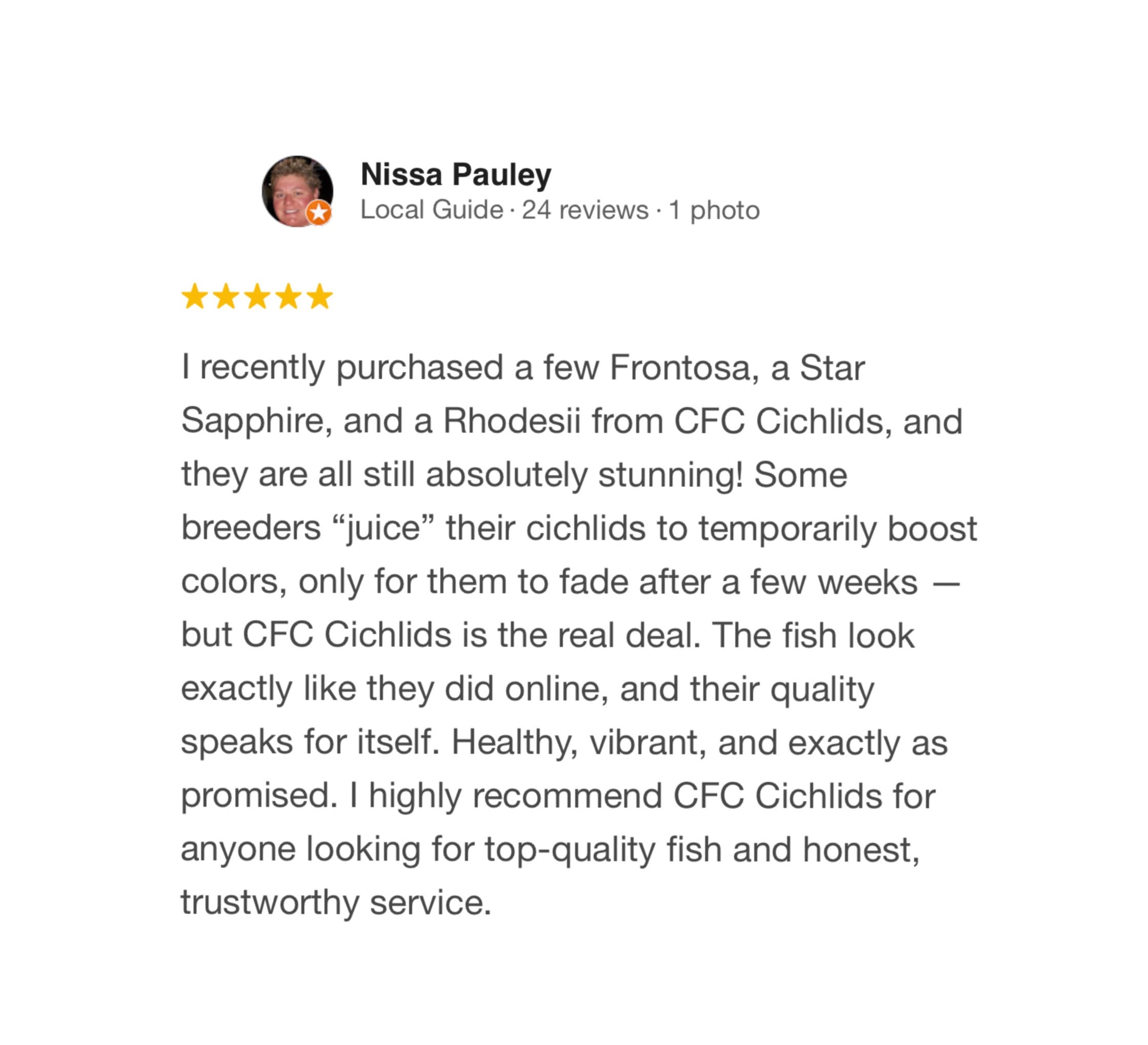 Jalo Reef – Central Florida Cichlids